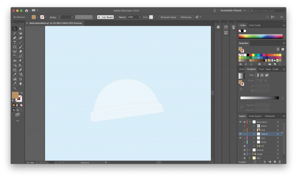 Gradient Mesh Tool Illustrator | Digital Illustration Part 2 - Amphibi ...