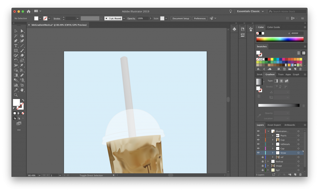 Digital Illustration Part 2: Gradient Mesh - AmphibiStudio - Immersive ...